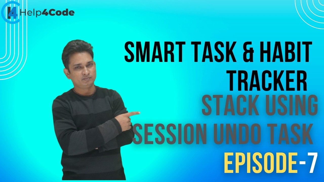 Smart Task & Habit Tracker implement stack using session Undo task ...