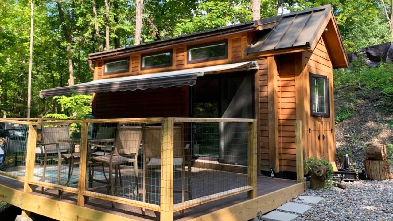 Amazing Spectacular High-end Amish Built Tiny Home in NY - YouTube