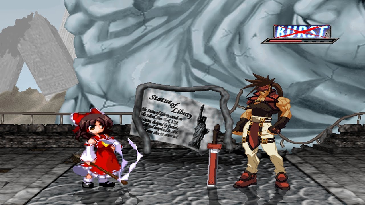 MUGEN Request #62: Reimu (Me) Vs Sol Badguy - YouTube