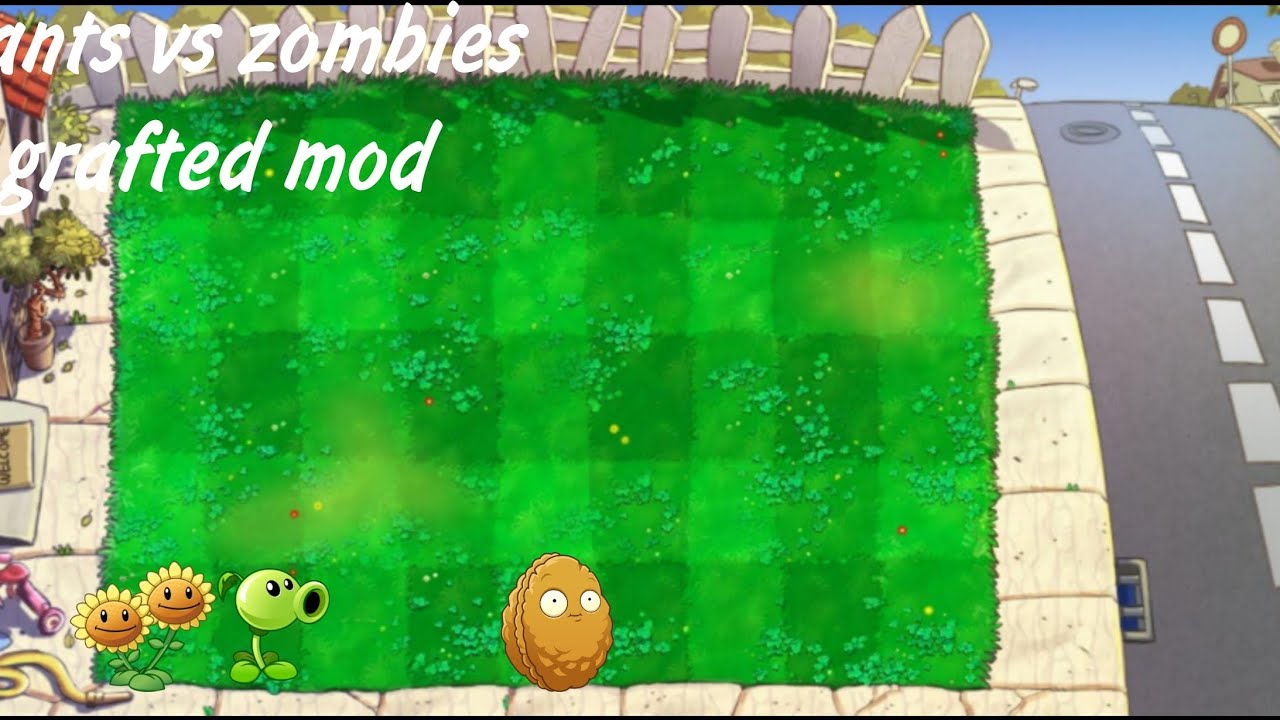 ИГРАЮ В plants vs zombies grafted mod - YouTube