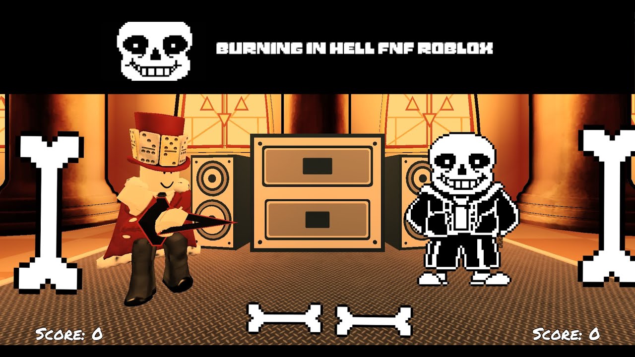 FNF burning in hell indie cross mod gameplay - YouTube