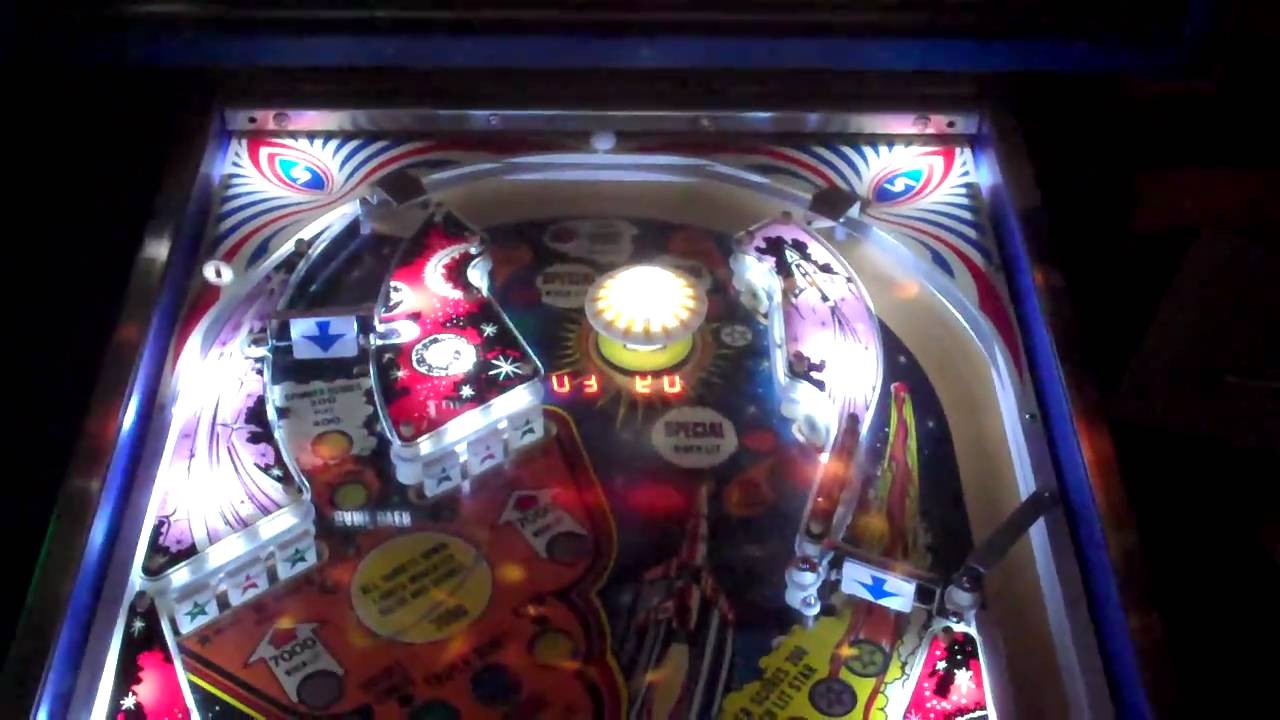 Stars by Stern Pinball Machine (1978) with L.E.D.s and hardware ...