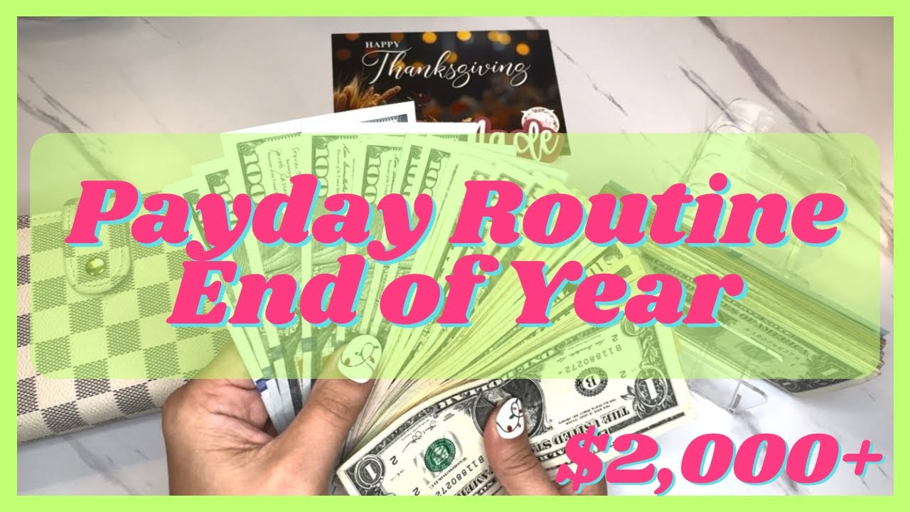 Paycheck Cash Stuffing | Behind The Scenes | $2,000+ | No Bills This ...