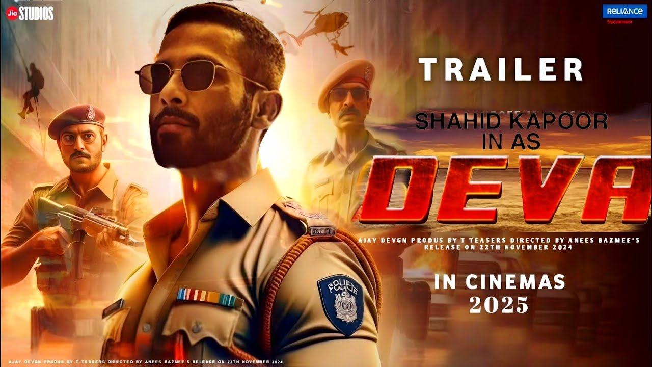 DEVA - Official Trailer | Shahid Kapoor | Pooja Hegde | Deva - New Movie Trailer | Deva | 31st ...