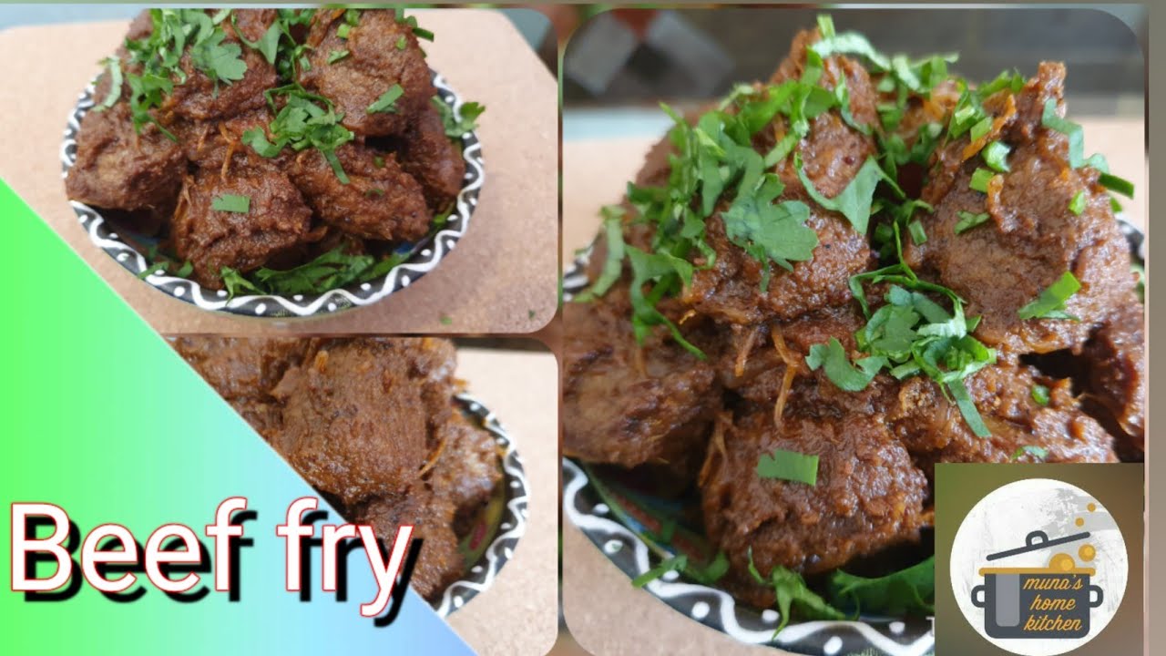 Beef fry/varuval/poriyal/curry - YouTube