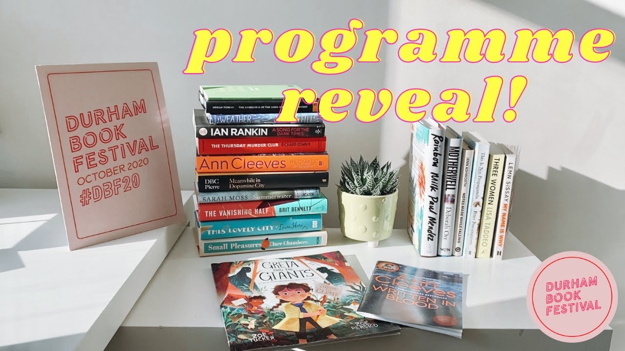 Durham Book Festival 2020 Programme Reveal! - YouTube