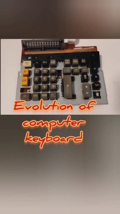 Evolution of computer keyboard.#downgrade #tech #upgrade #interface # ...