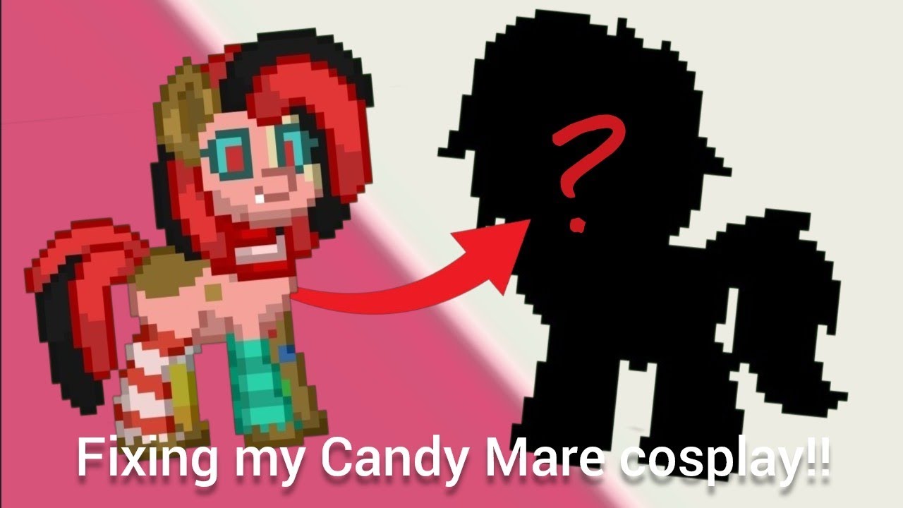 Fixing my Candy Mare cosplay on Pony Town!! 🍬🍭 - YouTube