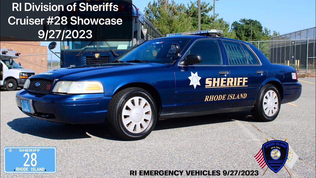 Rhode Island Division of Sheriffs Cruiser 28 Showcase - YouTube