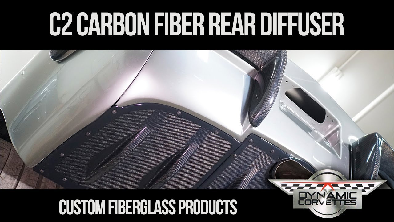 C2 Carbon Fiber Rear Diffuser - YouTube