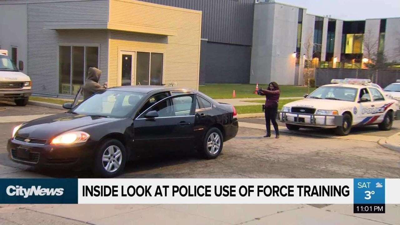 Inside police use of force training - YouTube