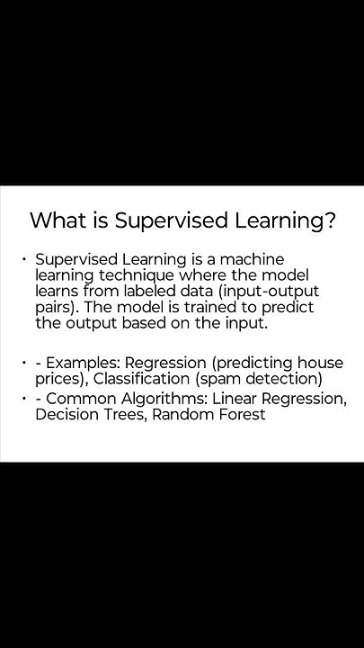 Supervised vs Unsupervised Learning in 60 Seconds #ai #machinelearning #datascience #deepleaning ...