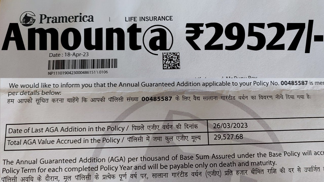 Pramerica Life Insurance Policy 2023 AGA Of Pramerica Life Insurance pramerica-life-insurance-policy-2023-aga-of-pramerica-life-insurance