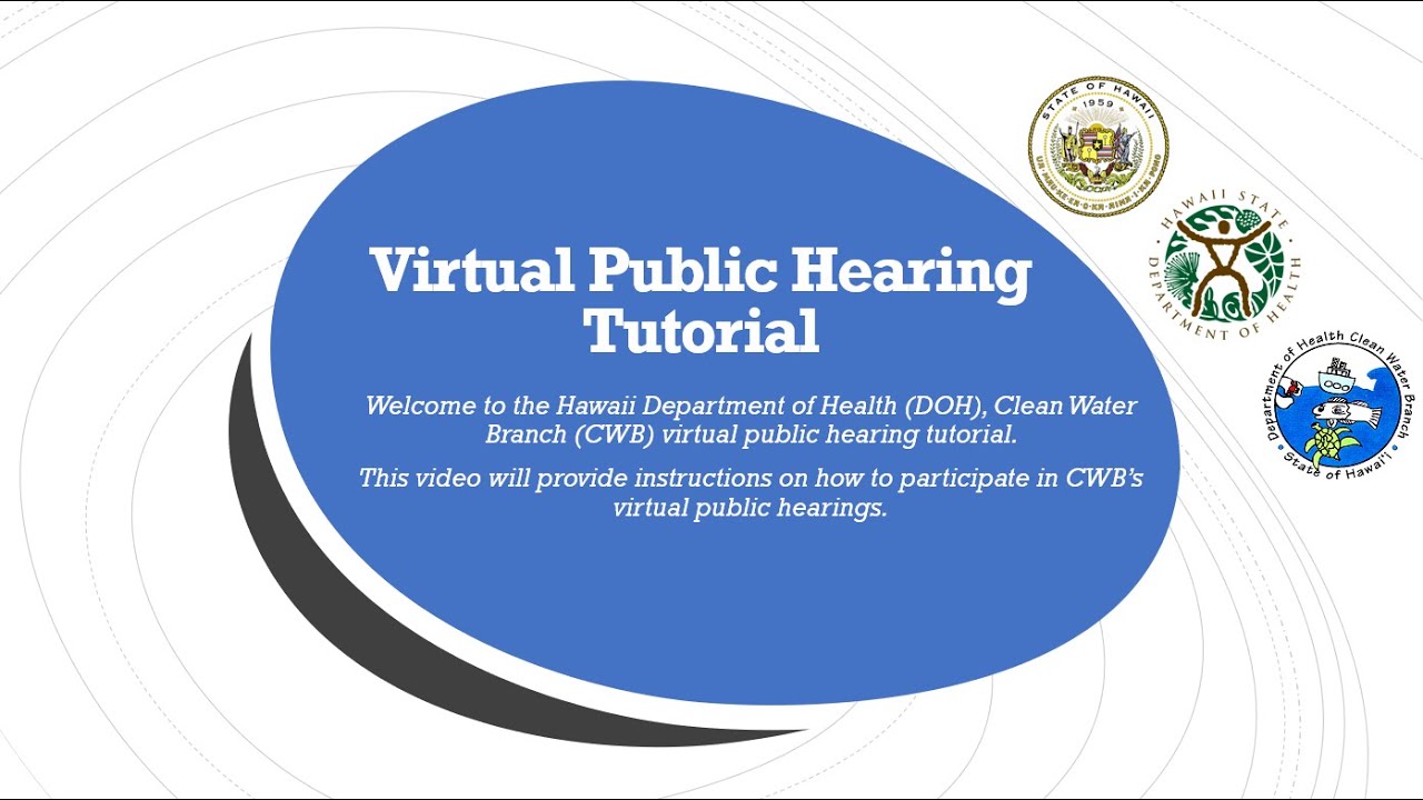 Virtual Public Hearing Instructional Video - YouTube