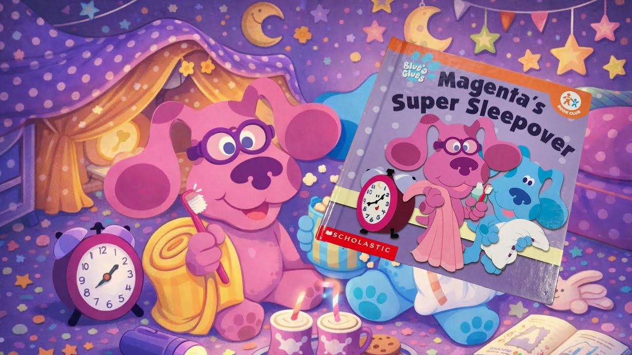 Blues clues Magentas super sleepover - YouTube