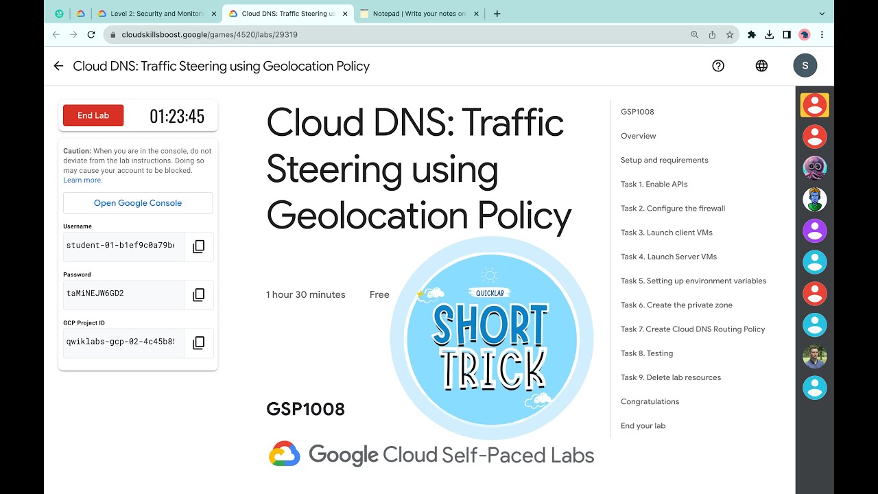 Cloud DNS: Traffic Steering using Geolocation Policy || #qwiklabs || # ...