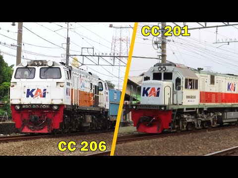 LOGO BARU SEMANGAT BARU !! LOGO TERBARU PT KAI di Lokomotif CC 206 & CC 201 ~ Kereta Api di Depok