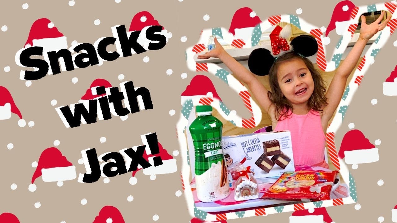 Snacks With Jax tries Christmas Treats - YouTube