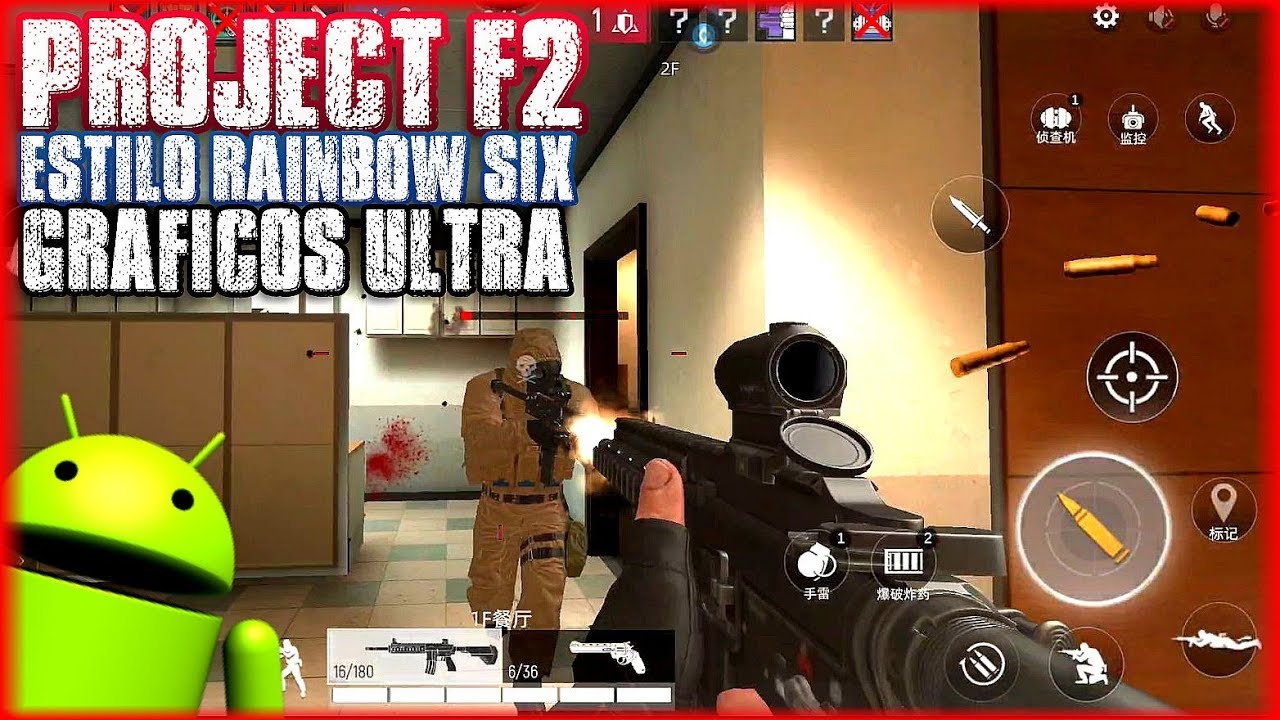 NUEVO JUEGO ESTILO RAINBOW SIX SIEGE PARA ANDROID - Project F2 Android ...