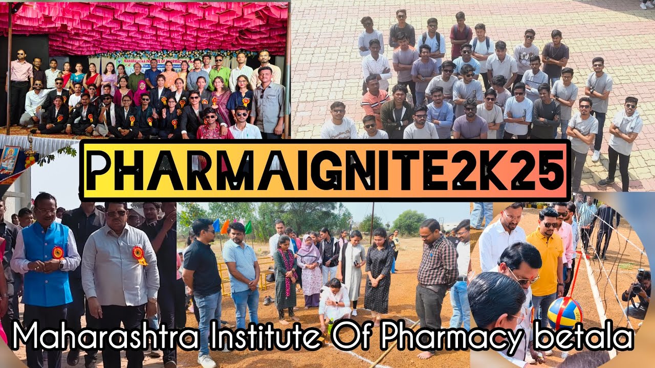 Maharashtra Institute Of Pharmacy Betala Pharmaignite2k25 #viralvideo ...