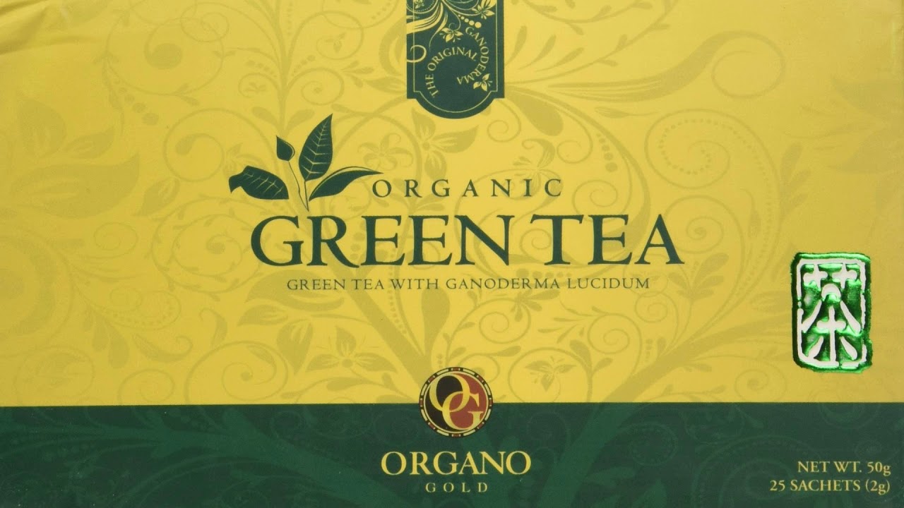 Organo Gold Organic Green Tea-1.75 oz 25 count - YouTube