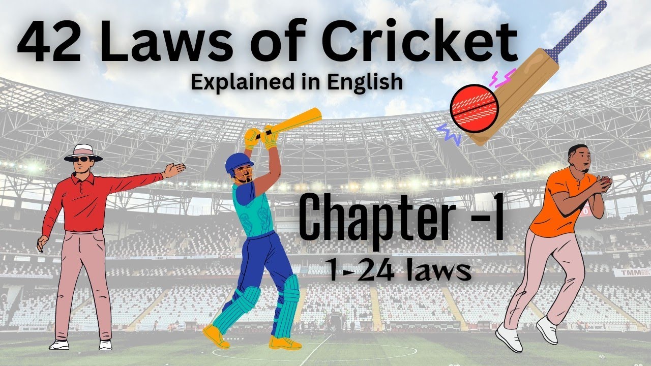 42 laws of cricket in English || Cricket lovers must know this laws ...
