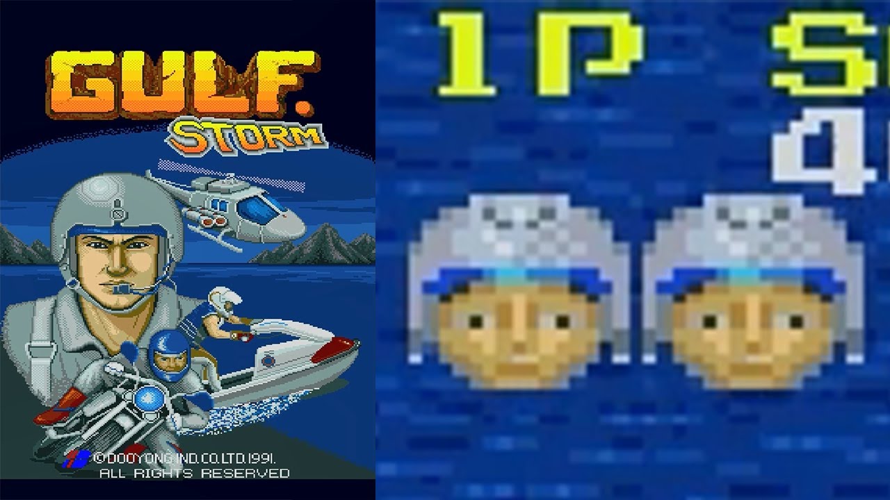 GULF STORM (Arcade) Longplay / Upscaling / 60 FPS - YouTube