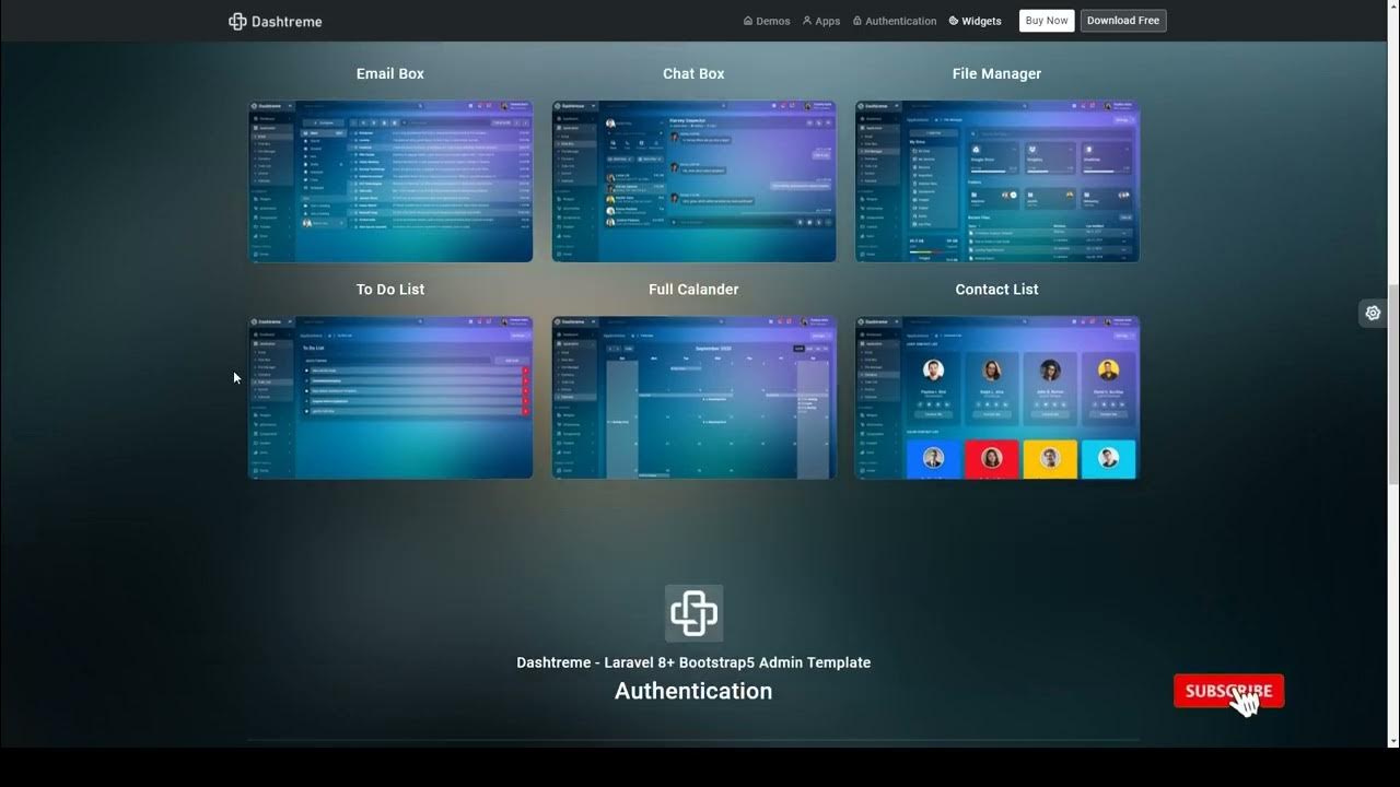 Dashtreme - Laravel 8 Bootstrap5 Admin Template 8 admin panel in laravel - YouTube