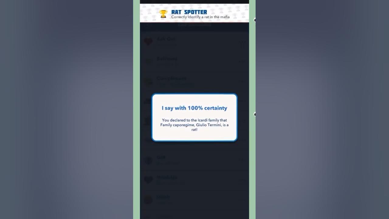 How to correctly identify a rat in Bitlife | Rat spotter achievement # ...