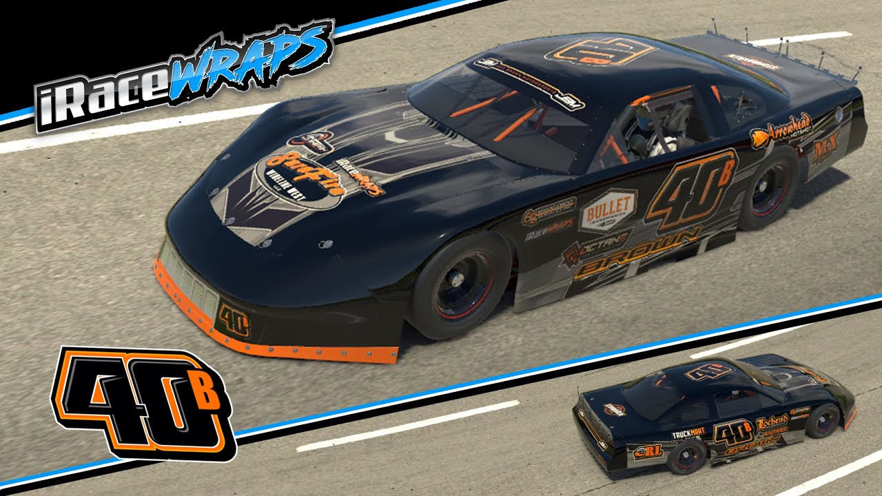 Jake Brown - Super Late Model iRacing wrap from iRaceWraps and Speedway ...