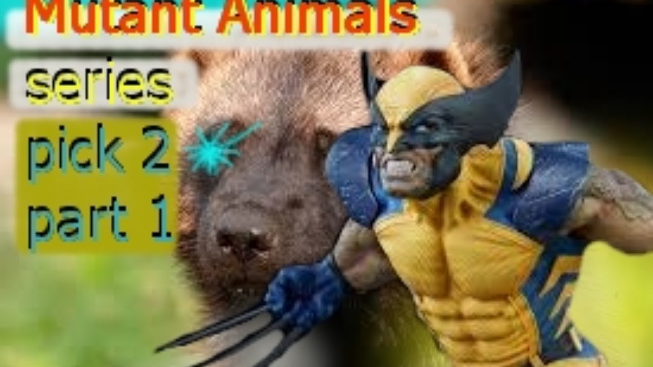 "WOLVERINE" Mutant animals series week 2 pat 1 sketch - YouTube