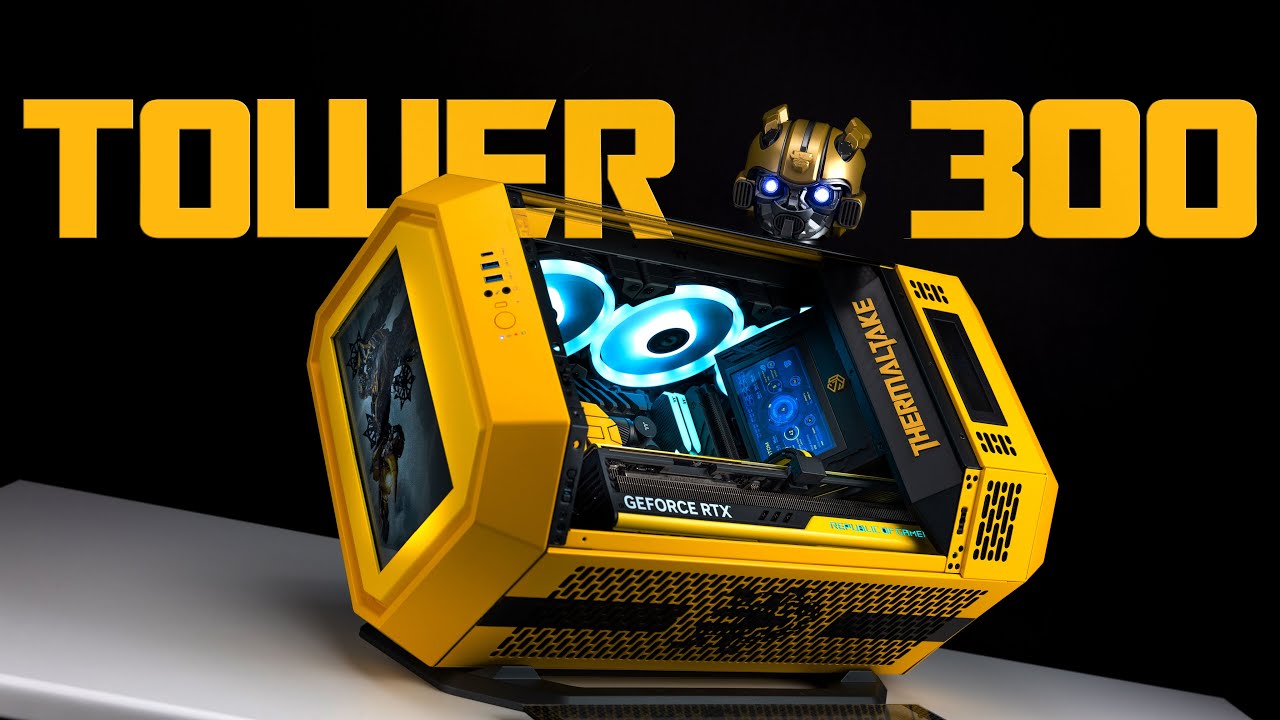 Thermaltake Tower 300: Bumblebee Edition. Build and case overview ...