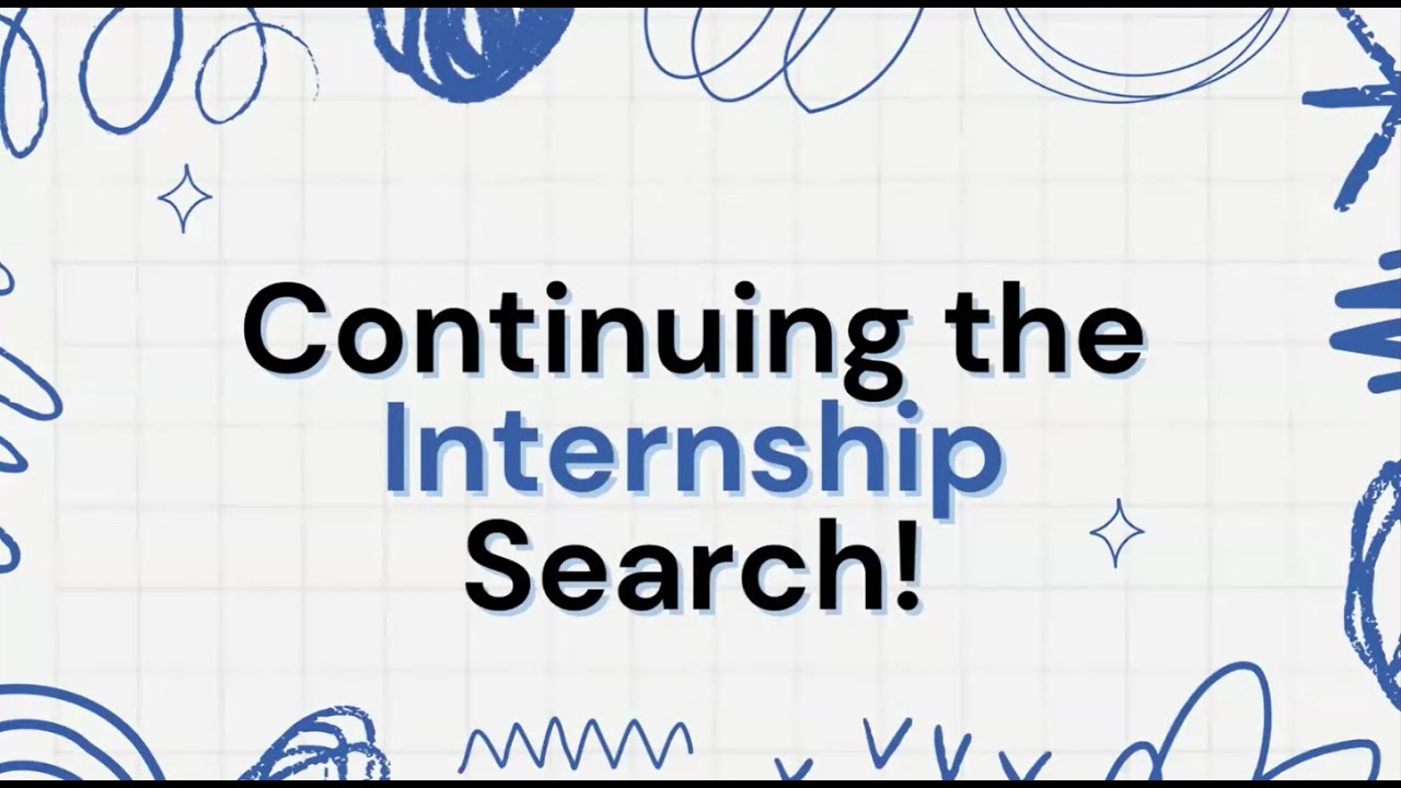 Spring 2025 Industry Insiders - Continuing the Internship Search - YouTube