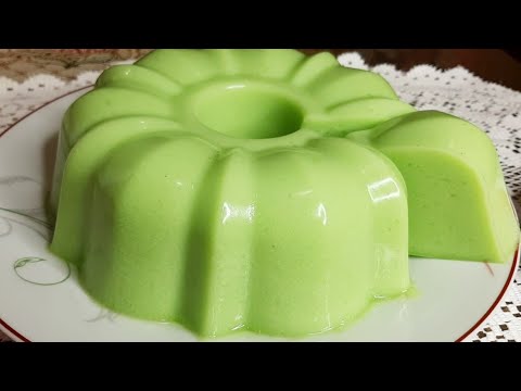 RESEP PUDING PANDAN WANGI CREAMY, Puding Pandan Super Enak - YouTube