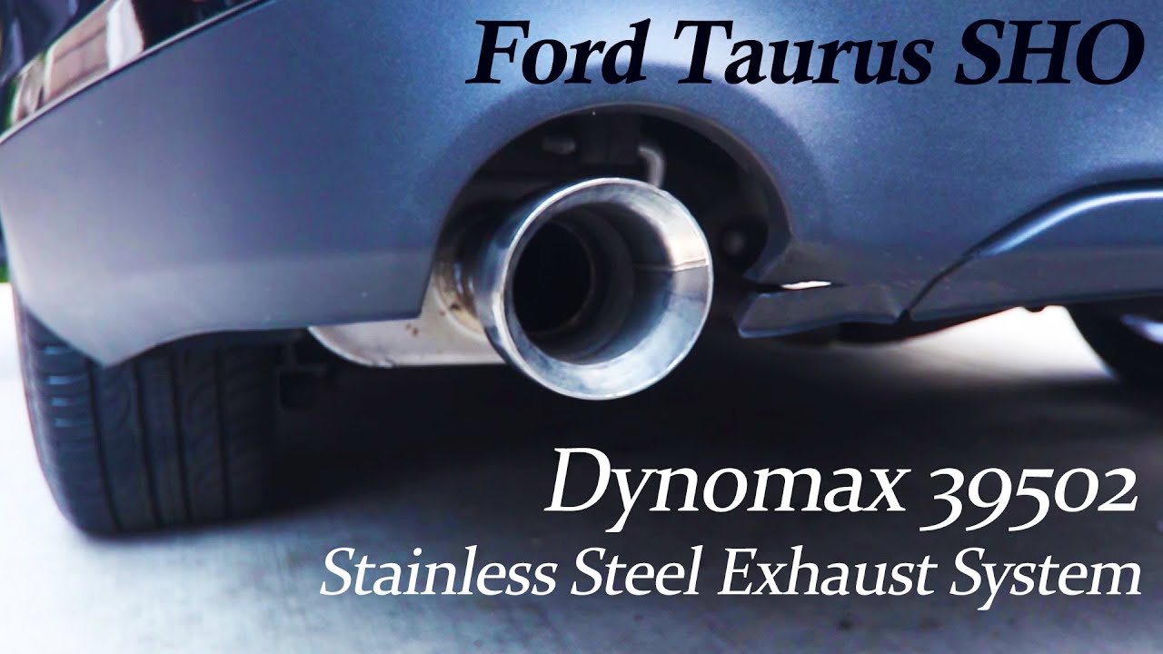 Dynomax UltraFlo Exhaust on Ford Taurus SHO - YouTube