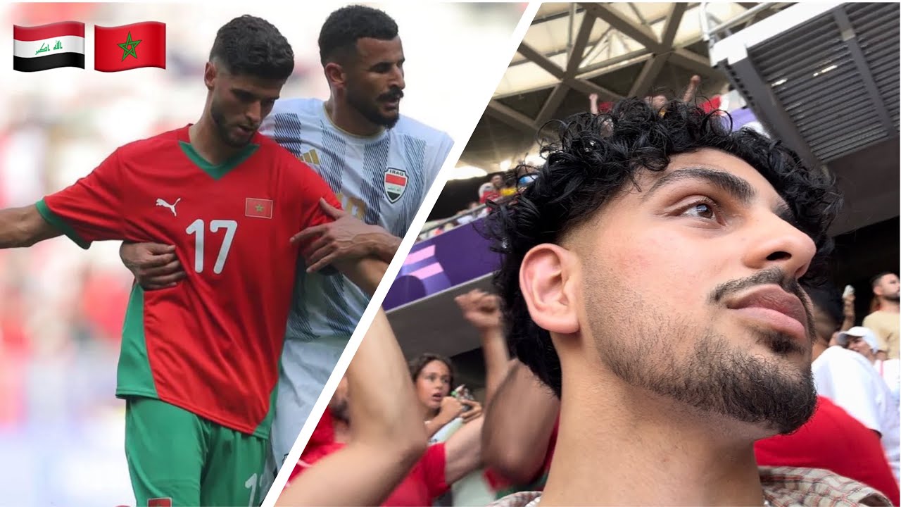 I Went To Morocco VS Iraq Match In The Olympics! (CRAZY GAME) 🇮🇶🇲🇦 ...