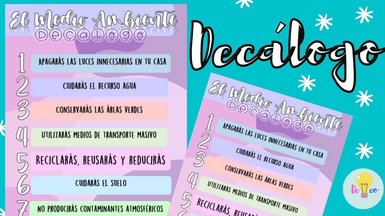 Cómo hacer un Decálogo en Word 🌵📍 - YouTube