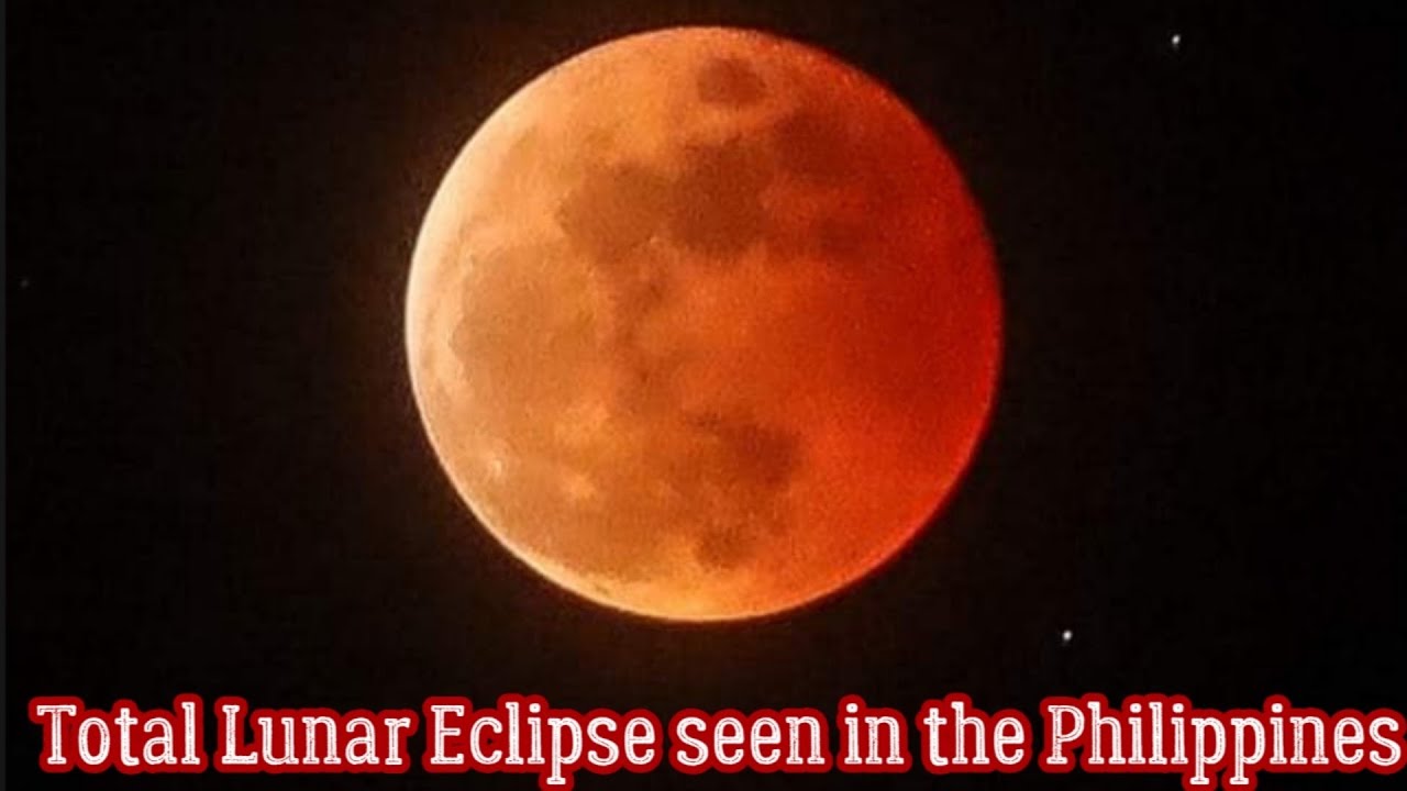 Total Lunar Eclipse seen in the Philippines. Blood Moon. November 8 ...