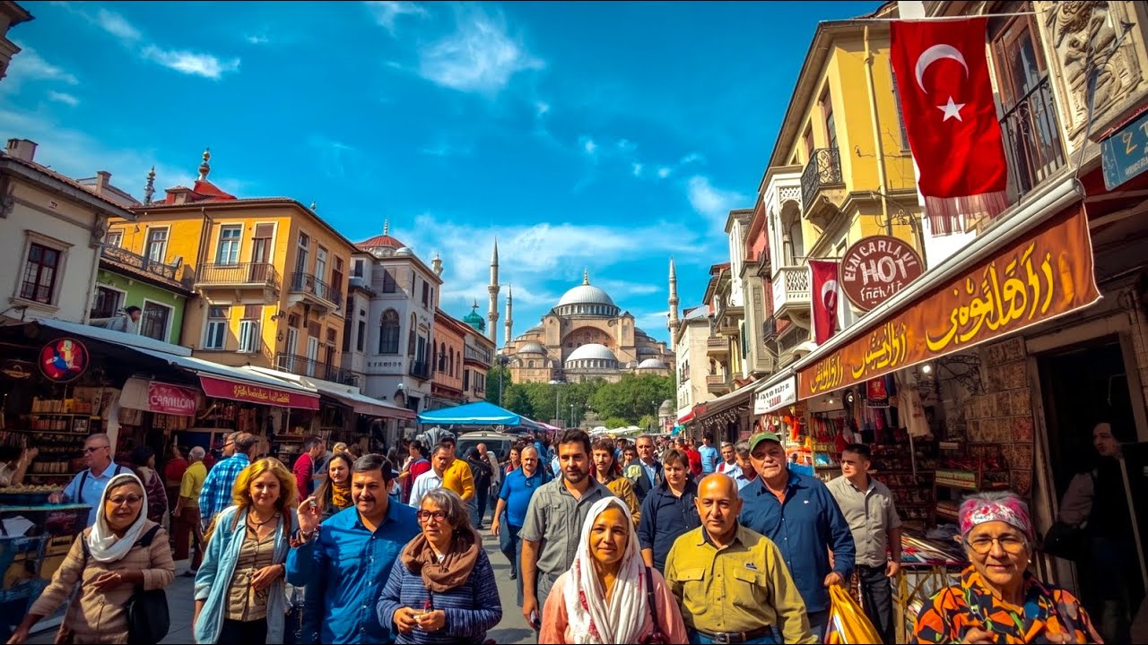 Istanbul, Historical Center, Turkey Walking tour - in 4K - YouTube