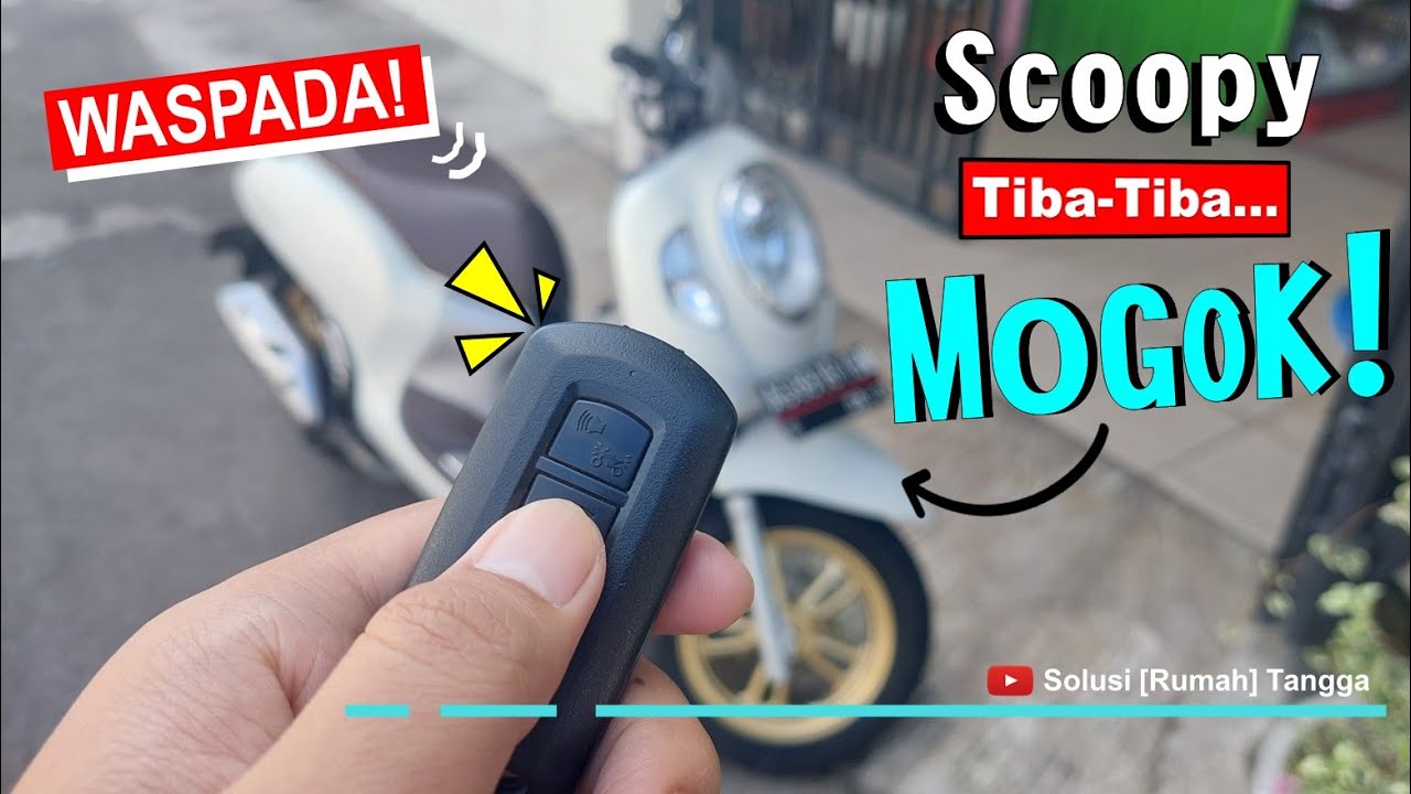 BATERAI REMOTE SCOOPY HABIS | Cara Mengganti Baterai Remote Scoopy ...