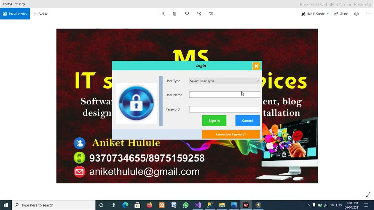 Krushi seva Kendra software Demo - YouTube