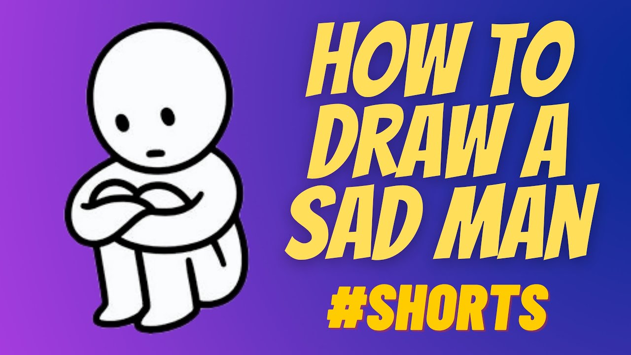 Easy Sad People Drawings