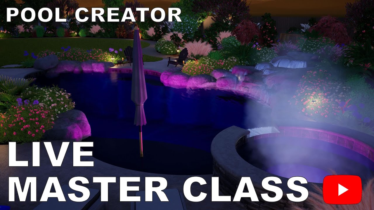 Pool Creator VIP 3D Master Class Live - Working With Old Pool Studio ...