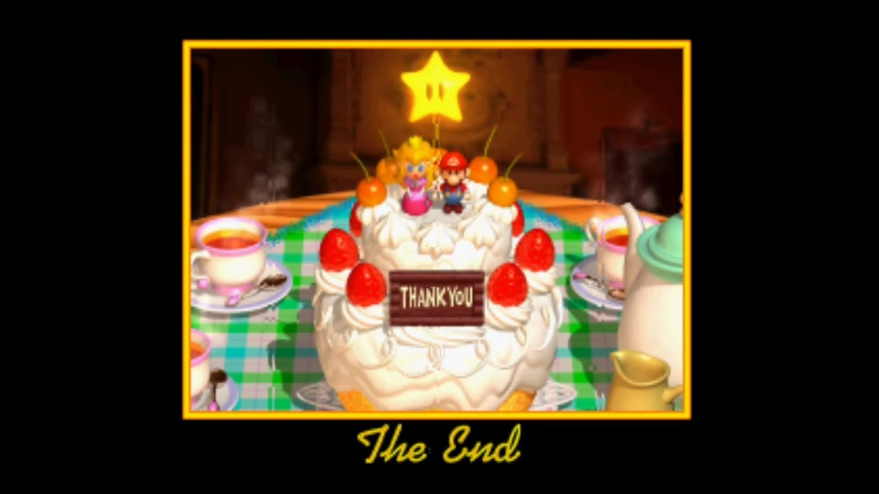 Super mario 64 bowsers defeat and ending - YouTube