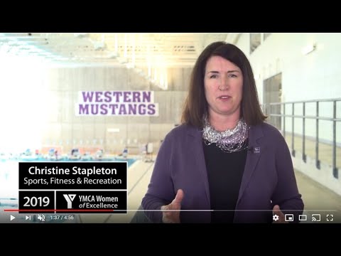 Christine Stapleton 2019 YMCA Women of Excellence - YouTube