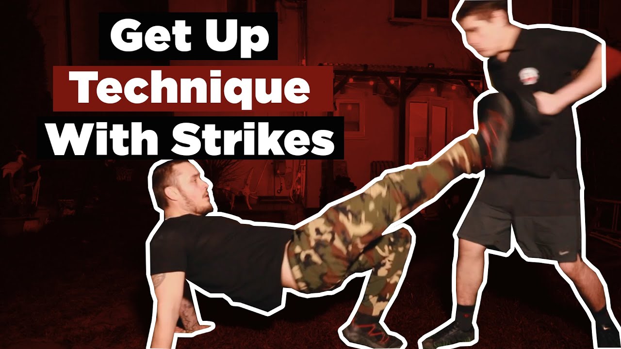 MMA Get up Technique with Strikes - YouTube