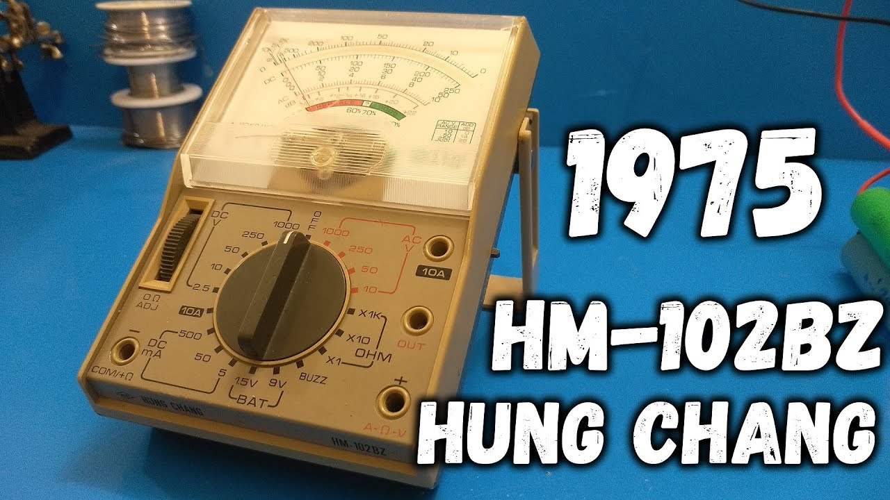 ОФИГЕННЫЙ мультиметр 1975 года / HUNG CHANG HM-102BZ - YouTube