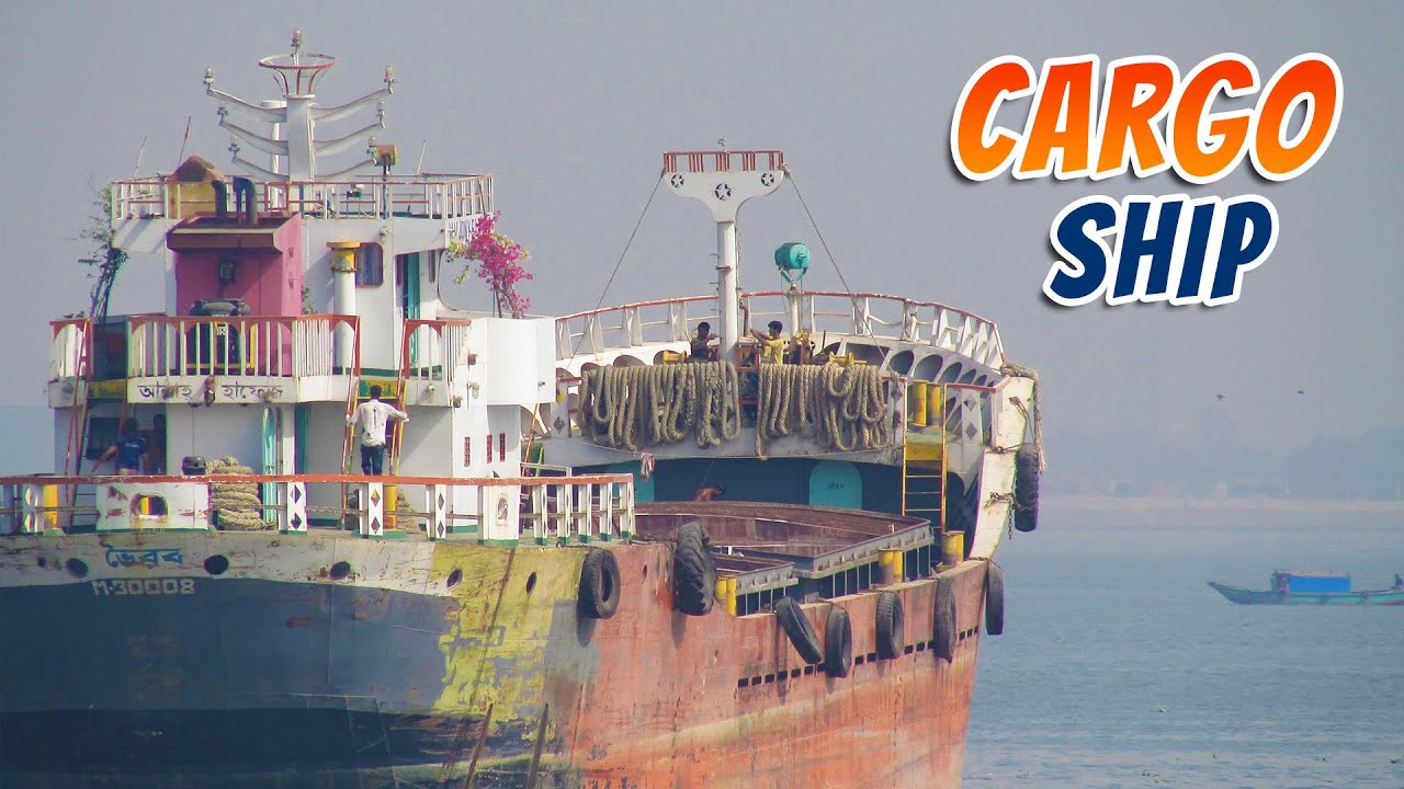 General Cargo Ship JONY SAIFUL-02 Crossing Dhaleshwari River | Big ...