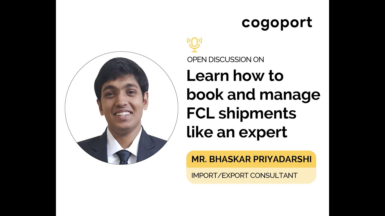 Webinar: Learn how to book and manage FCL Shipment like an expert - YouTube