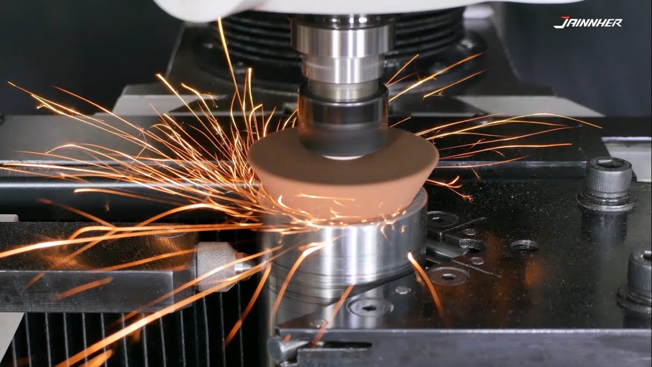 JHG-1510NC2 Center Hole Grinding Machine | JHG-1510NC2 中心孔磨床 - YouTube